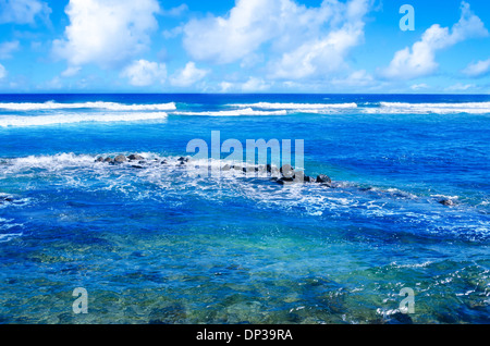 Beautiful Pacific Ocean's landscape in Hawaii, Kauai Stock Photo - Alamy