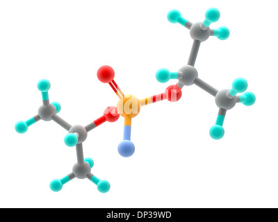 Sarin nerve gas molecule Stock Photo - Alamy