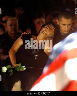 Jun 28, 2006; Brownsville, TX, USA; The family of U.S. Army Pfc ...