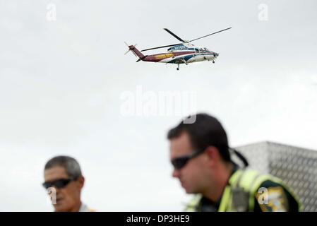 Trauma Hawk Palm Beach County medical emergency helicopter Stock Photo ...