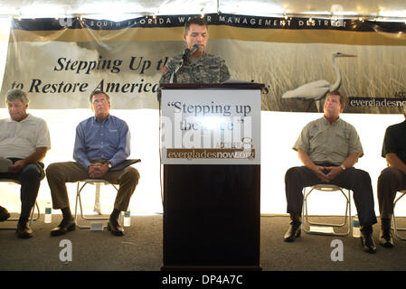 U.S. Army Corps of Engineers Commander Col. Timothy Hudson, (seated ...