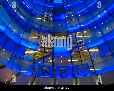 Office building of the BBC television channel in the White City, London ...