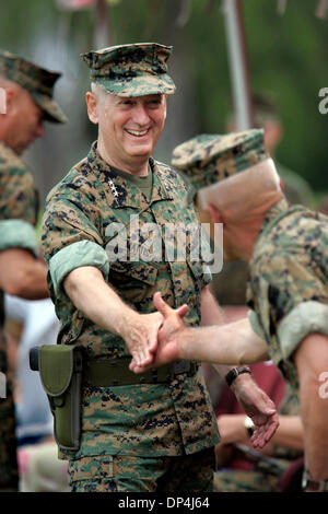 Aug 14, 2006; Oceanside, CA, USA; Lieutenant General JOHN F. SATTLER ...