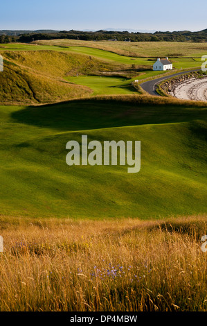 Traigh golf course west coast of Scotland during summer in beautiful ...