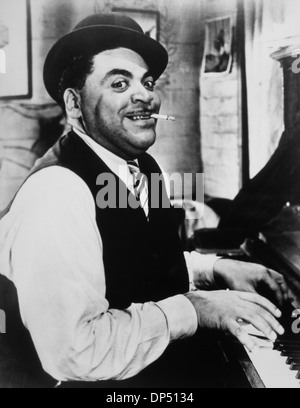 Fats Waller - portrait. Thomas Wright Waller, American jazz pianist ...