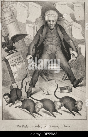Political cartoon of President Andrew Jackson depicting him as 'King ...