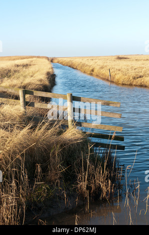 Salthouse "Salt Marsh" and wetland on the "North Norfolk Coast" UK ...