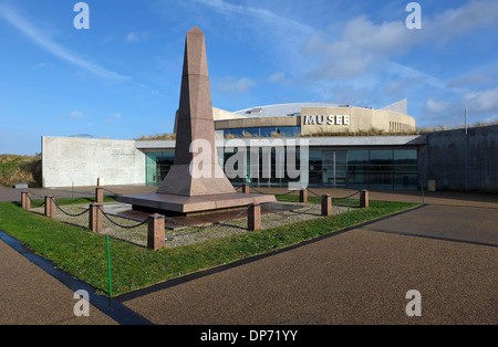 A memorial at the Utah Beach D-Day Museum, Normandy, France Stock Photo ...