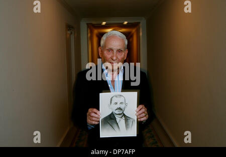 Nov 08, 2006; Palm Beach, FL, USA; Aron Bell, a Holocaust survivor ...
