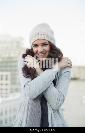 Pretty young brunette Stock Photo - Alamy