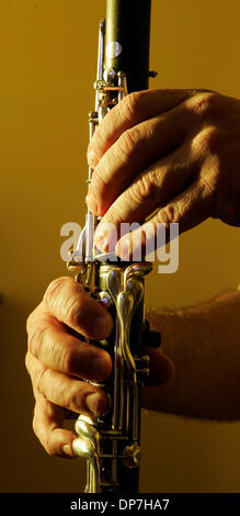 Oct 17, 2006; La Mesa, CA, USA; FRANK RENK, a clarinetist with the San ...