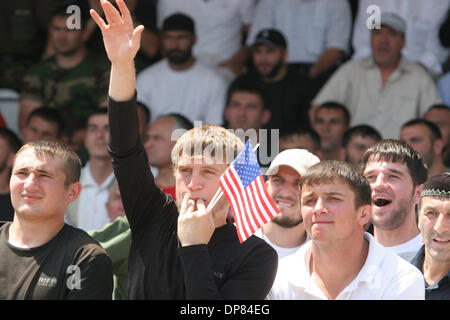 Chechen-Russian and U.S. wrestlers took part Tuesday in a match in the ...