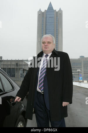 Matthias Warnig (r),the Managing Director (CEO) of the Nord Stream AG ...