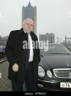 Matthias Warnig (r),the Managing Director (CEO) of the Nord Stream AG ...