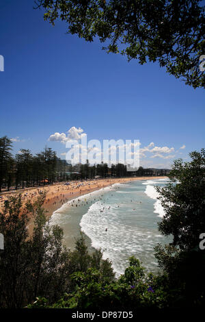 Manly beach in Manly suburb of North shore in Sydney, Australia ...