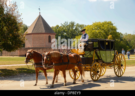18th century transportation, Colonial Williamsburg Virginia Stock Photo ...