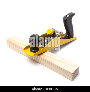 Shaving plane isolated on white Stock Photo - Alamy