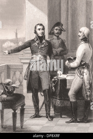 Marechal MASSENA - French Engraving XIX th Century Stock Photo - Alamy