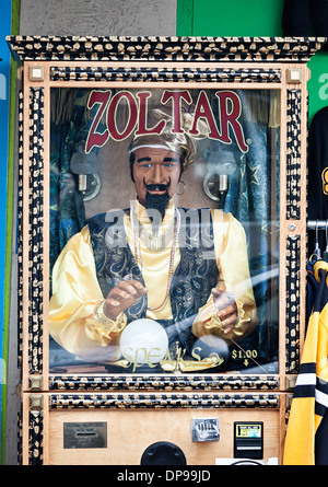 Zoltar fortune telling arcade machine, Coney Island, Brooklyn, New York ...