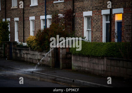 Oxford, UK. 09th Jan, 2014. Flooding in Botley Road area, Oxford ...