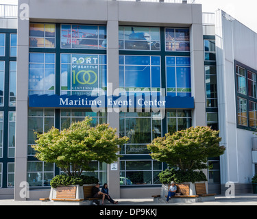 Maritime Event Center on the pier Port of Seattle. Seattle, Washington ...