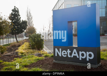 The headquarters campus of NetApp in Sunnyvale, California Stock Photo ...