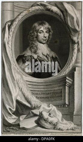 JAMES STUART, fourth duke of Lennox and first duke of RICHMOND loyal ...