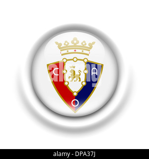 CA Osasuna flag logo icon symbol emblem Stock Photo - Alamy