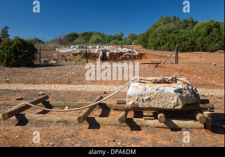 The megalithic monuments of Alcalar, Algarve, Portugal Stock Photo - Alamy