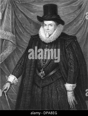 Thomas Cecil (1542-1623) 1st Earl of Exeter and 2nd Baron Burghley ...
