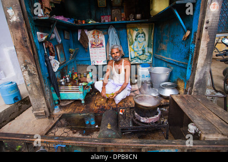 Chai stall, Bagar, Rajasthan, India Stock Photo - Alamy