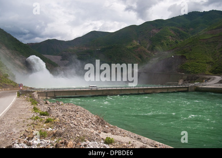 Fierza lake reservoir hydropower plant. Albania Stock Photo - Alamy