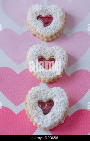 Linzer Torte Cookies Stock Photo - Alamy