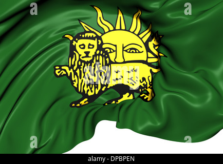 Flag of Safavid Dynasty. Close Up Stock Photo - Alamy