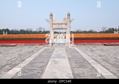 Altar in the Temple of the Earth (also called Ditan Park) in Beijing ...