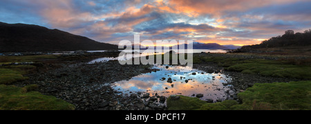 Sunrise over the Inner Hebrides, from Scarba looking towards the Sound ...