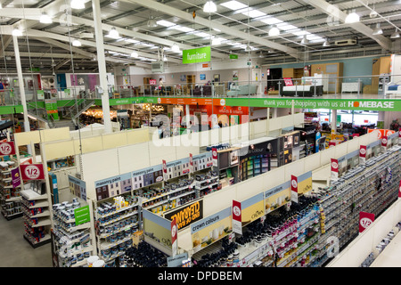 The interior of a Homebase DIY store Stock Photo, Royalty Free Image ...