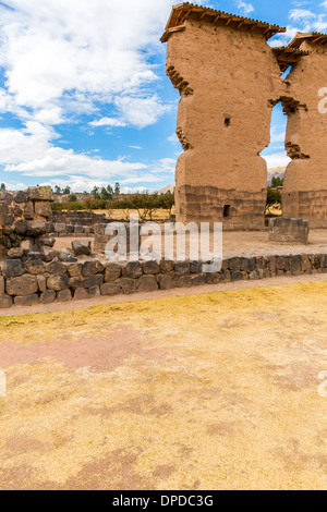 Raqchi, Inca archaeological site in Cusco, Peru (Ruin of Temple of ...