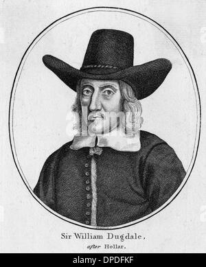 Sir William Dugdale 1605 to 1686. English antiquary Stock Photo ...
