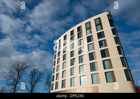 Parkside Place apartment buildings above the fire station in Cambridge ...