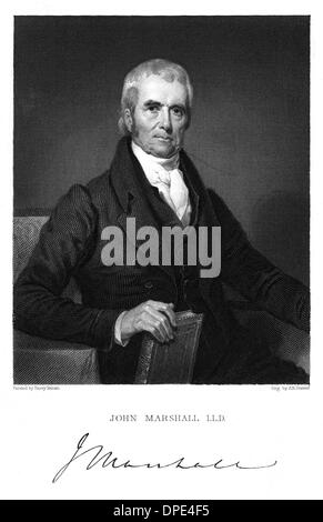 John Marshall (1755-1835), the Chief Justice of the U.S. Portrait by ...