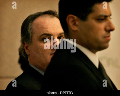May 11, 2006; Vista, CA, USA; Defendant MATTHEW LAWRIE, left, stood by ...
