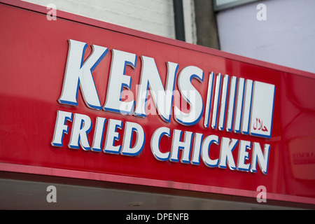 A KFC Restaurant on a High Street Stock Photo - Alamy