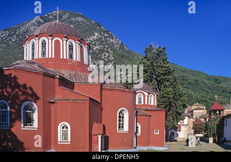 Katholikon, main church, Monastery of Great Lavra, Mount Athos, Athos ...