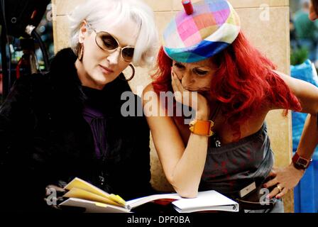 May 31, 2006 - Meryl Streep confers with costume designer Patricia ...
