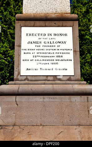 Ballarat Australia / The Eight Hour Day Monument in honor of James ...