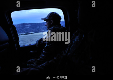 Deer looking through car window in Glen Etive, Scottish Highlands ...