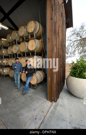 Brother vintners Ben and Jacob Fetzer at their Masut winery in ...