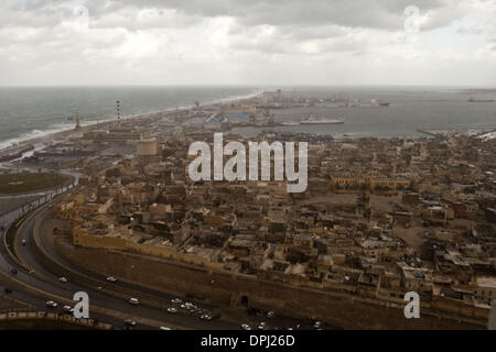 View of the port of Tripoli, Libya Stock Photo - Alamy