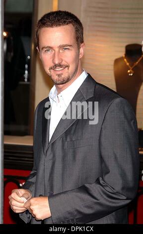 Ed Norton at the Cartier and Interview Magazine charity cocktail party ...